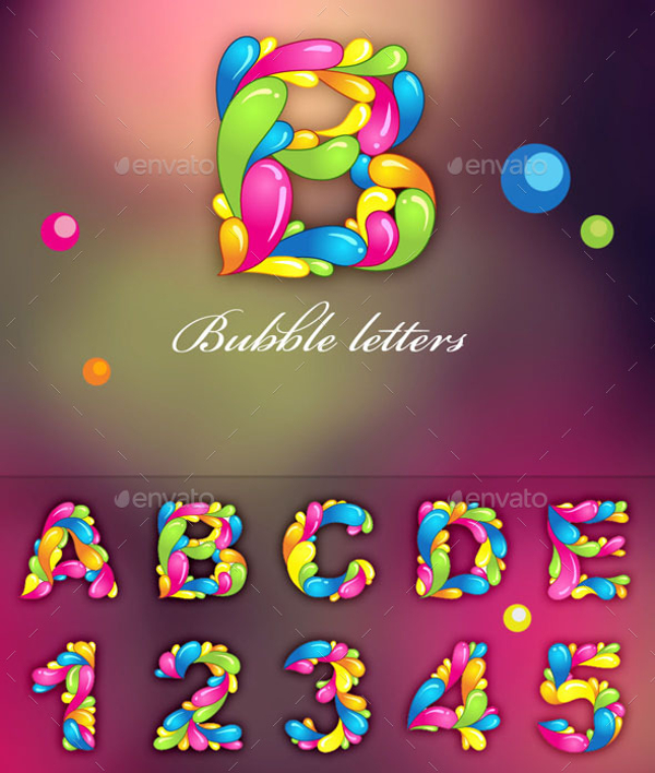 27+ Enticing Bubble Letters
