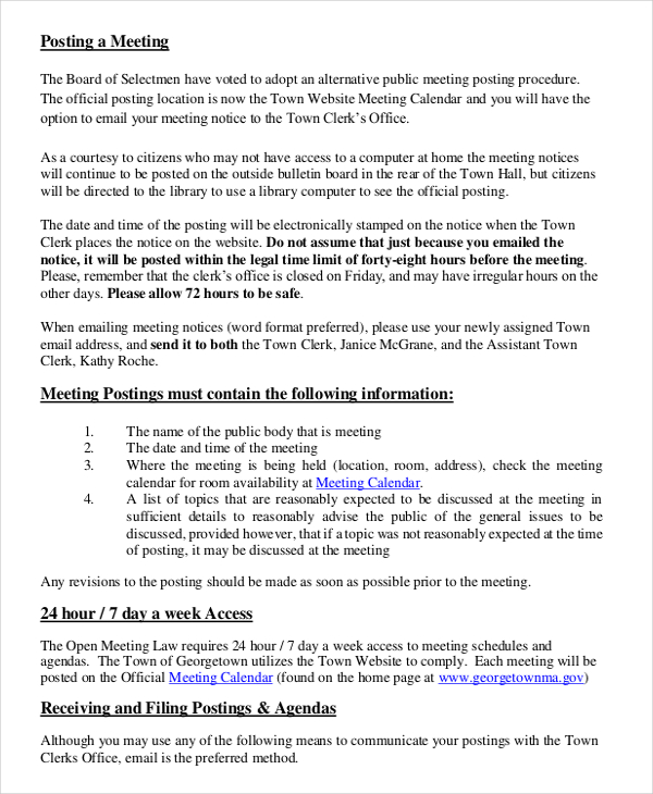 31+ Minutes Writing Template - Sample, Example Format Download