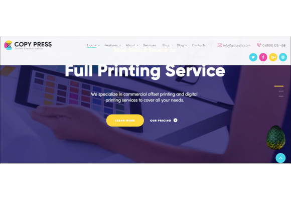 11+ Printing WordPress Themes & Templates