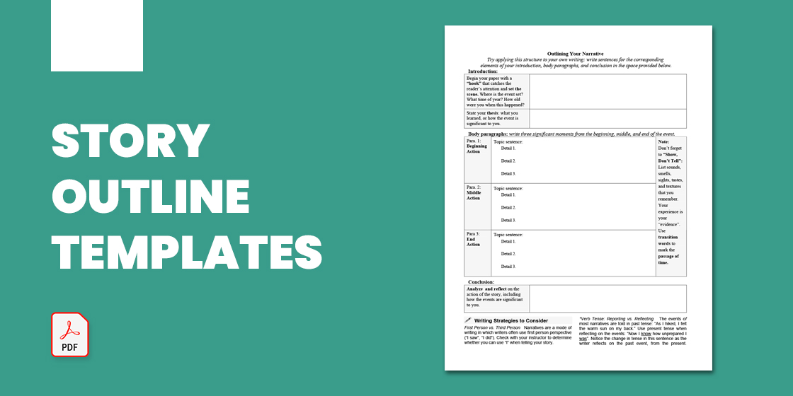 Story Outline Template 6 Free Word PDF Document Download