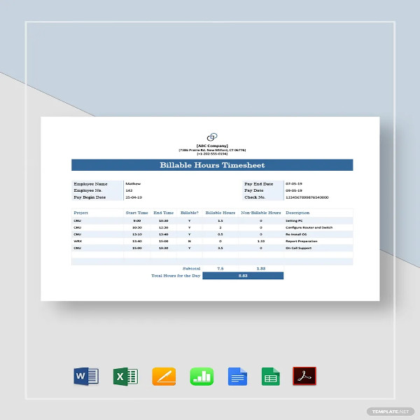 Excel Bill Template - 39+ Free Excel Documents Download | Free ...