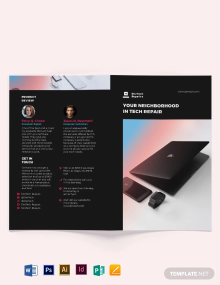 20+ Computer Brochures - Word, PSD, AI, EPS, Apple Pages
