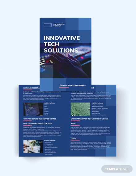 20+ Computer Brochures - Word, PSD, AI, EPS, Apple Pages