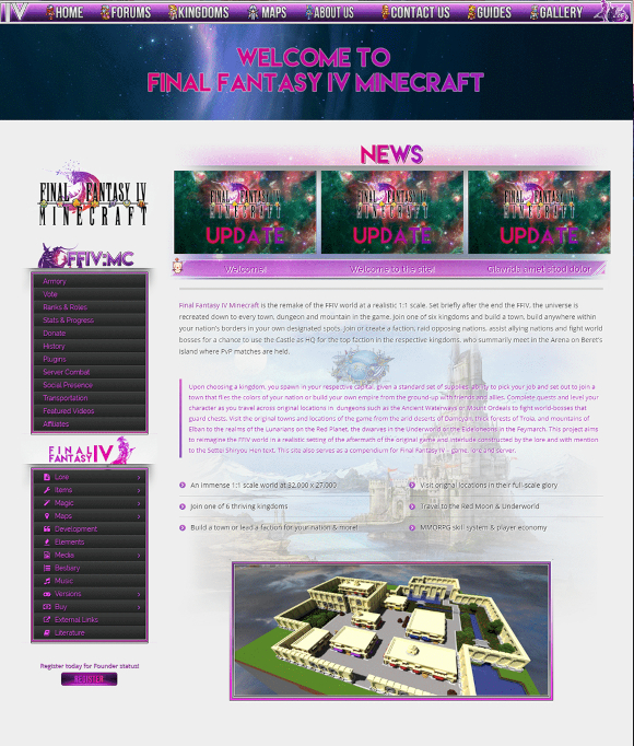 8+ Minecraft Website Themes & Templates