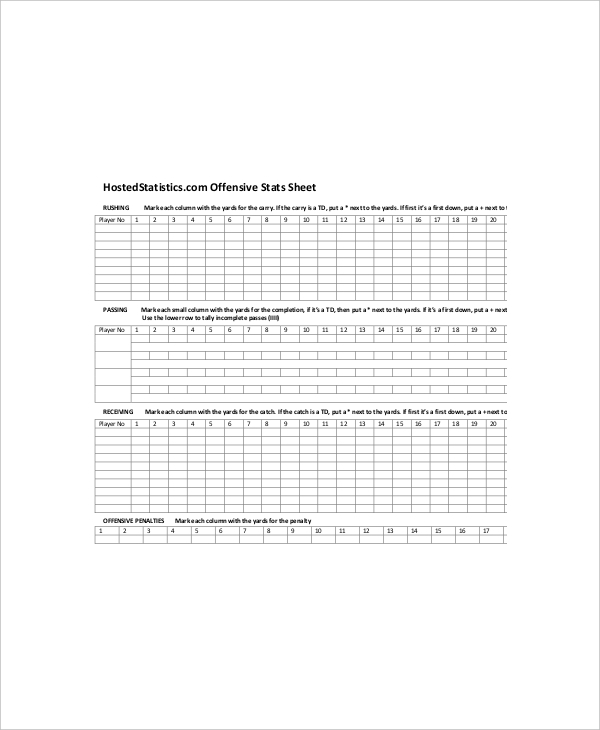 8+ Football Scorecard Templates – Free Sample, Example Format Download