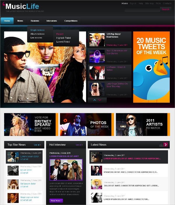 45+ Music WordPress Themes & Templates