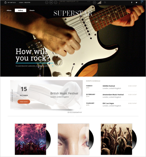 45+ Music WordPress Themes & Templates