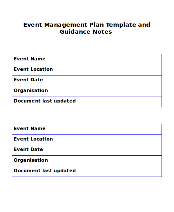 Event Outline Template - 7+ Free Word, PDF Document Downloads