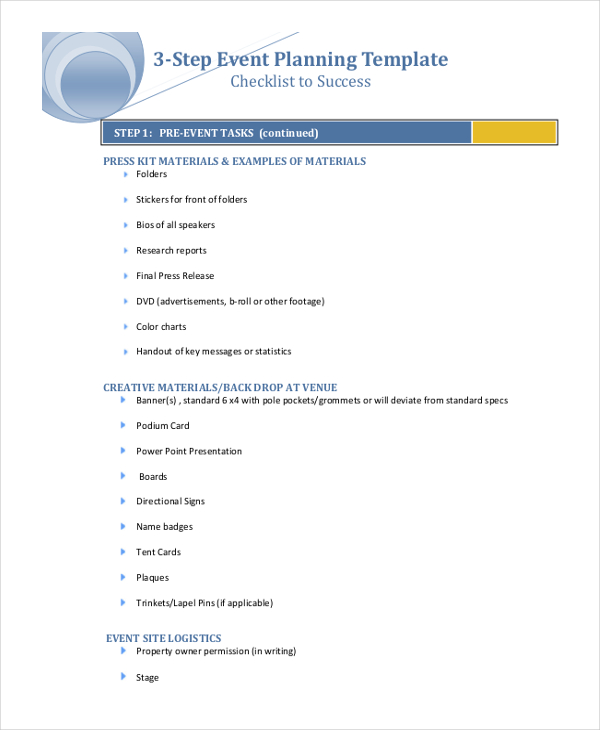Sample Event Marketing Plan Pdf Sample Site P