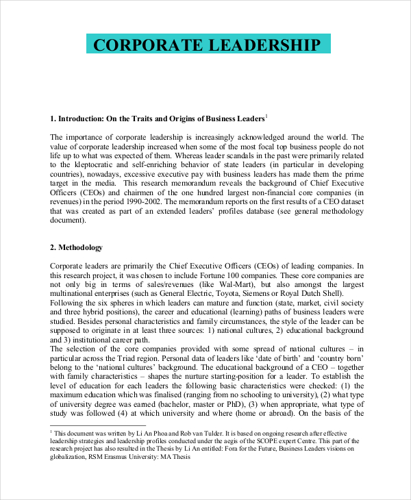 8+ Leadership Philosophy Examples
