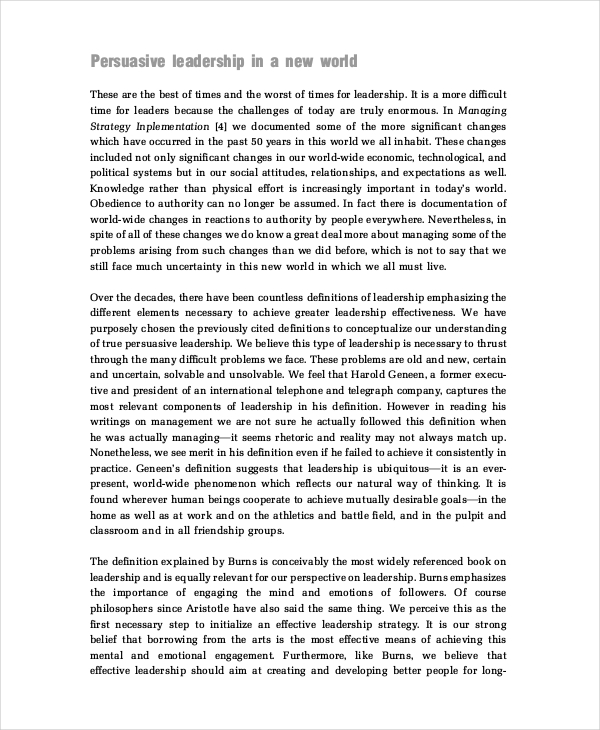 8+ Leadership Philosophy Examples