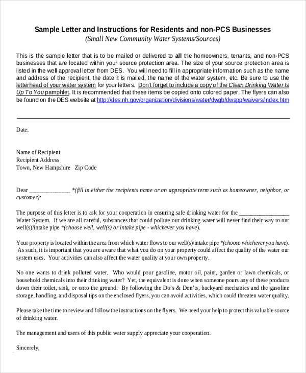 Letter of Instruction Template - 9+ Free Word, PDF Document Download