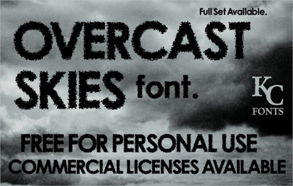 12+ Cloud Fonts - Free OTF, TTF Format Download