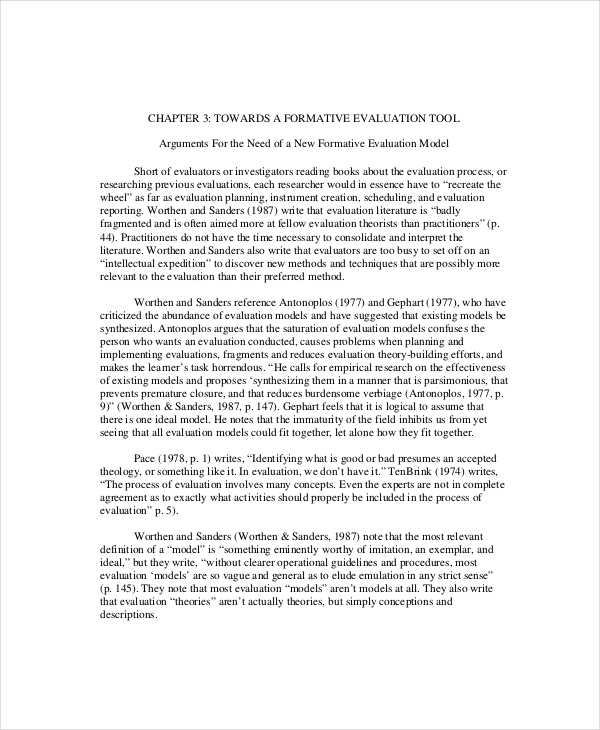 8 Project Evaluation Templates Free Sample Example Format