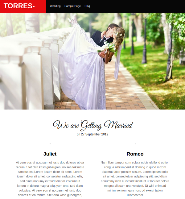 32+ Wedding Website Themes & Templates