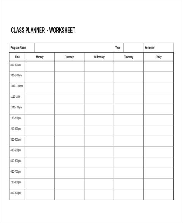 14+ Work Sheet Templates - Free Sample, Example, Format