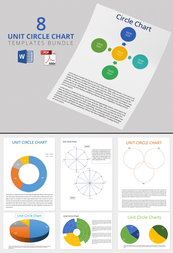 14 Unit Circle Chart Templates DOC PDF