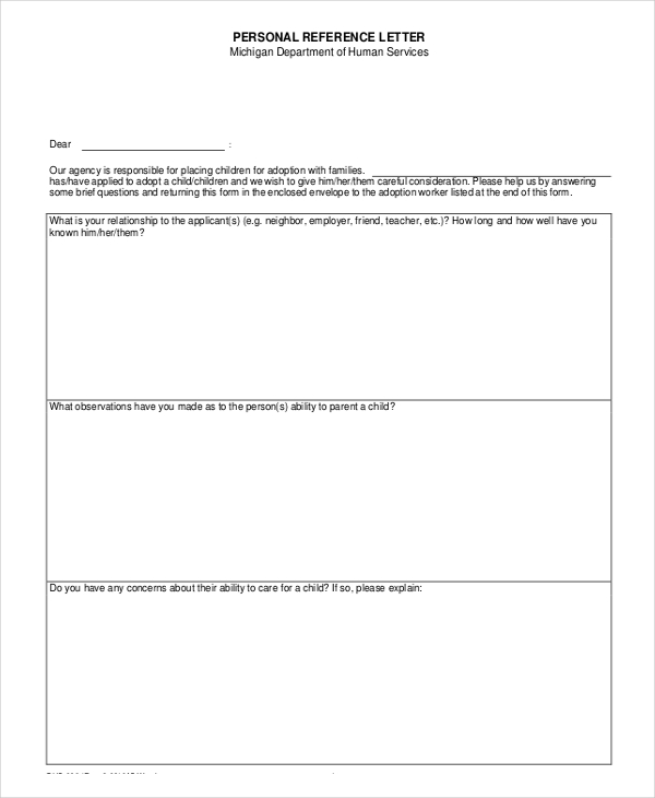 16+ Adoption Reference Letter Templates - Free Sample, Example, Format