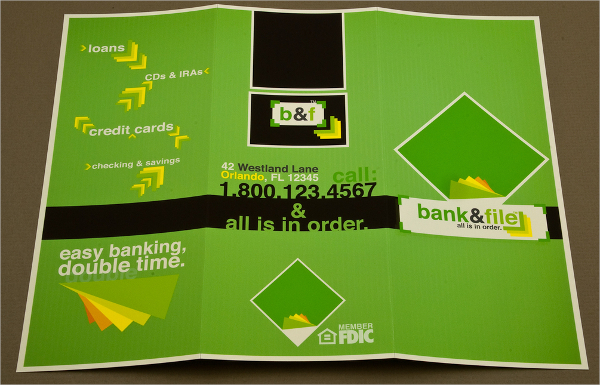 20+ Banking Brochures - Free PSD, AI, EPS Format Download