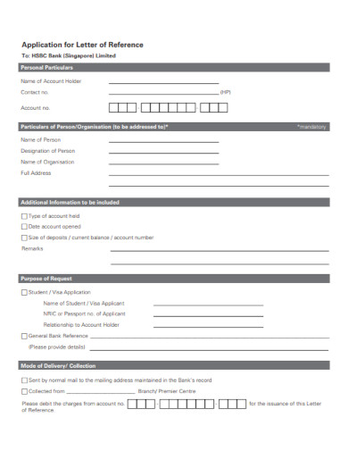 13+ Sample Bank Reference Letter Templates - PDF, DOC