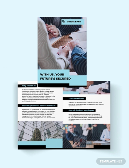 20+ Banking Brochures - Free PSD, AI, EPS Format Download