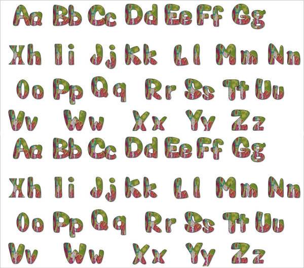 A To Z Bubble Letters Easy Bubble Letter