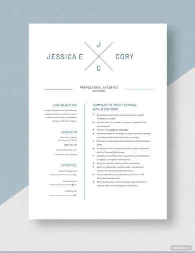 Academic Resume Template - 13+ Free Word, PDF Document Downloads
