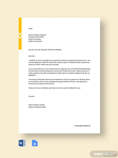 10+ Job Reference Letter Templates - Sample, Example, Format