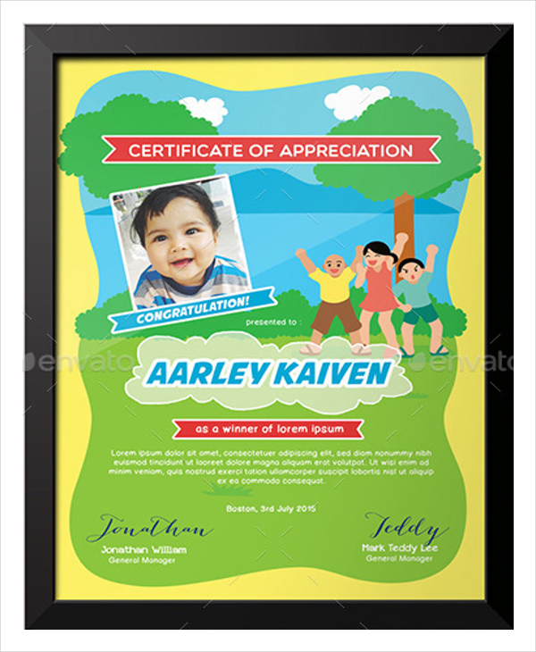 Baby Certificate Template - 11+ Free PDF, PSD, Vector Format Download