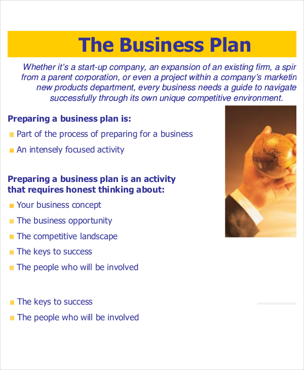 26 Business Plans Free Sample Example Format