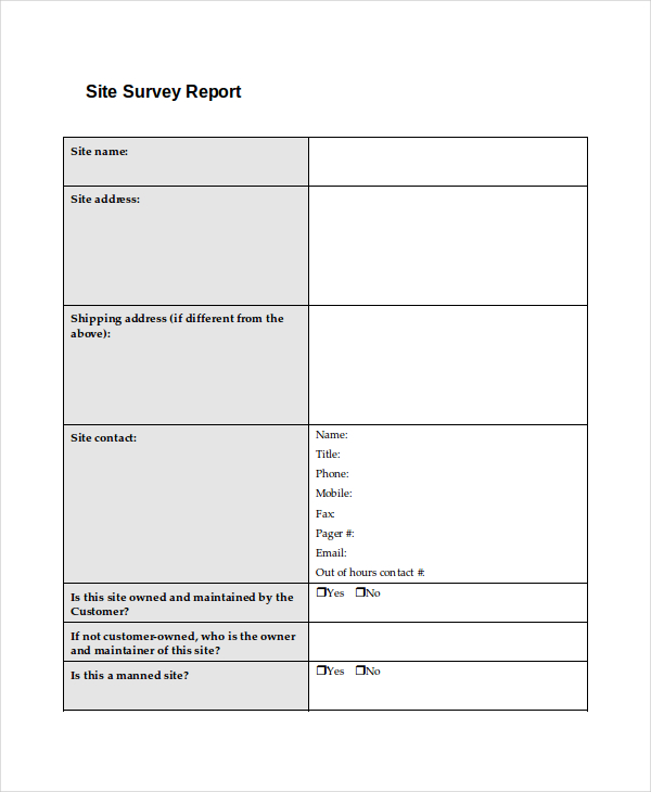 35 Survey Templates Free Word PDF Format