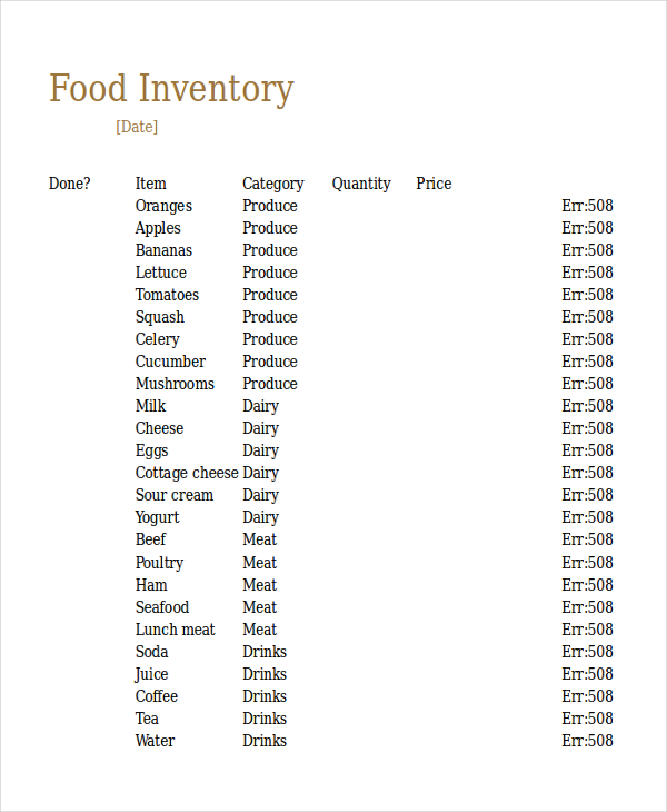 17+ Inventory Templates - Free Sample, Example, Format