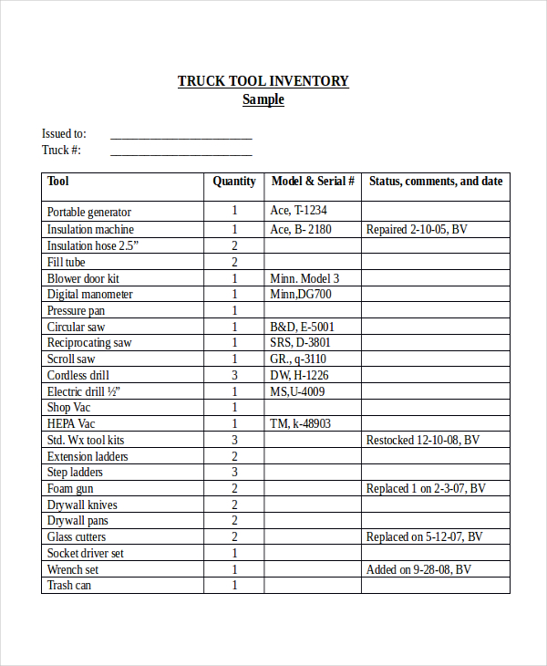 17+ Inventory Templates - Free Sample, Example, Format