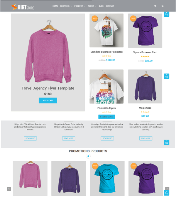 11+ Printing WordPress Themes & Templates