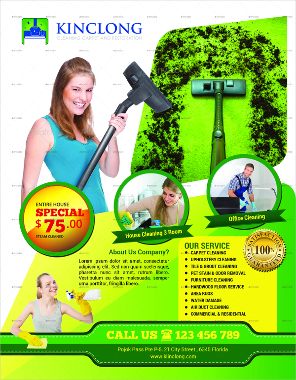 32 Cleaning Service Flyer Designs Templates PSD AI