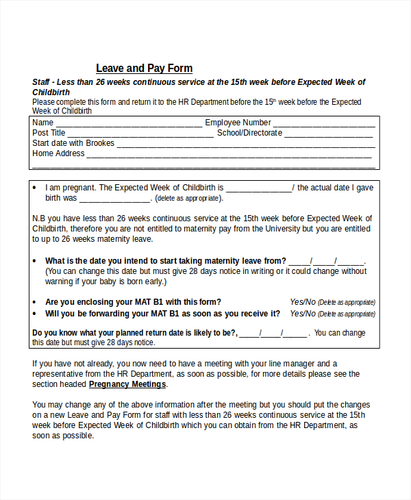 How To Write A Return To Work Letter After Maternity Leave 