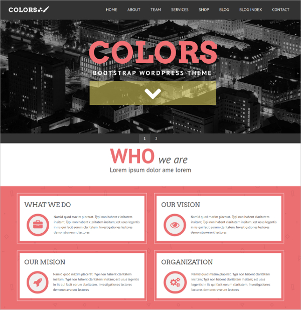 41+ Bootstrap WordPress Themes & Templates | Free & Premium Templates