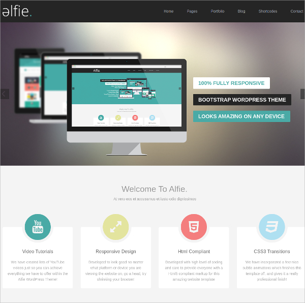 41+ Bootstrap WordPress Themes & Templates | Free & Premium Templates