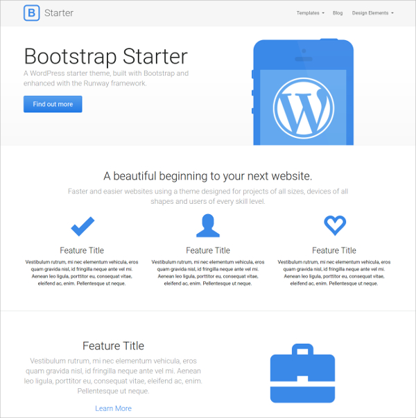41+ Bootstrap WordPress Themes & Templates