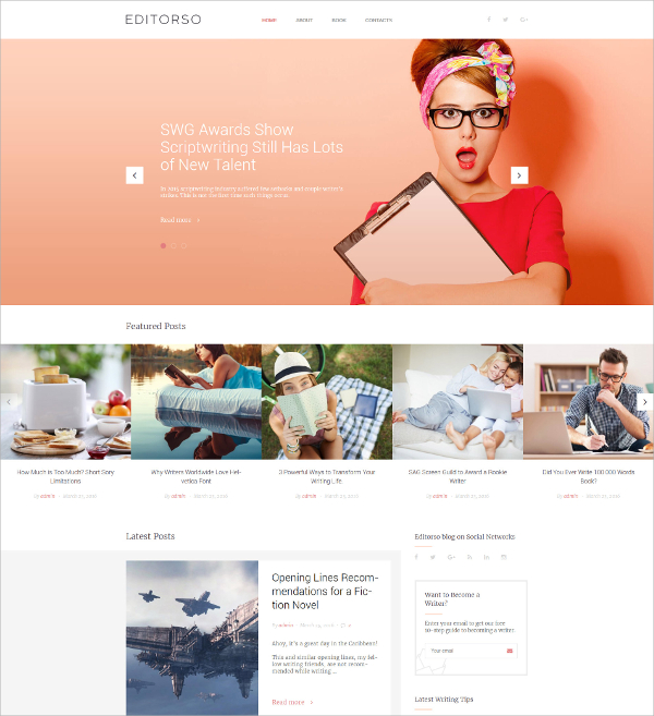 41+ Bootstrap WordPress Themes & Templates
