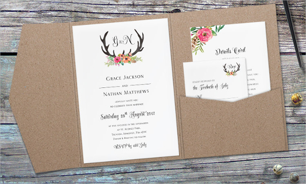 18 Folded Invitation Templates Free Premium Templates