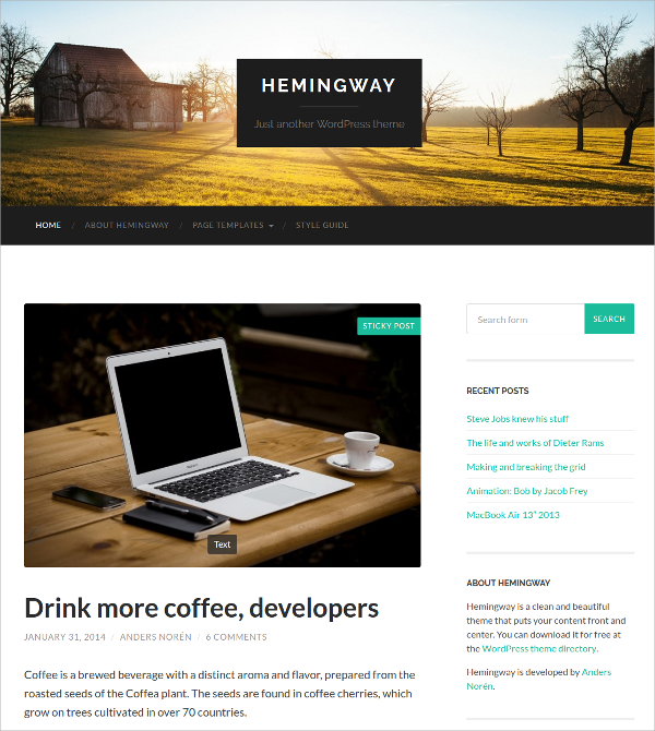 43+ Free WordPress Themes & Templates | Free & Premium Templates