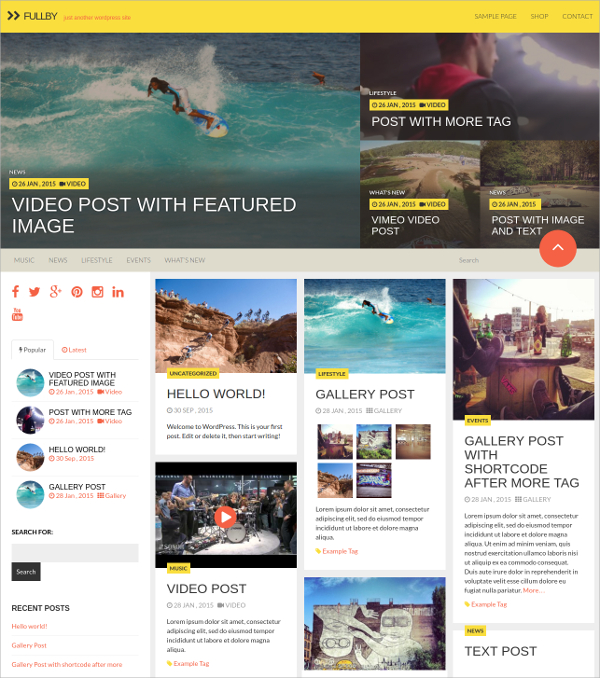 43+ Free WordPress Themes & Templates | Free & Premium Templates
