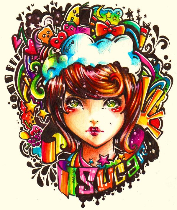 37+ Imaginative Doodle Art Designs