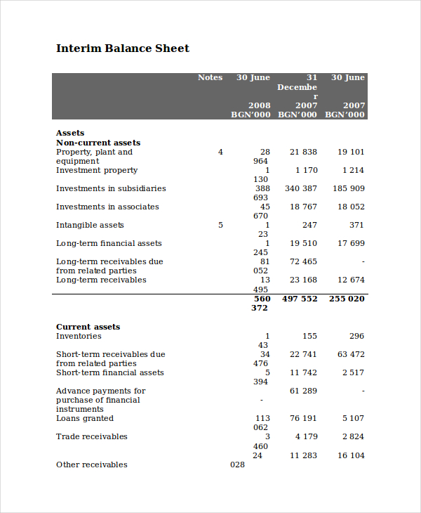 Income Statement Template 11 Free Word Excel PDF Document Downloads
