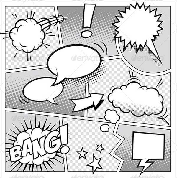 19 Comic Book Templates PSD Vector EPS
