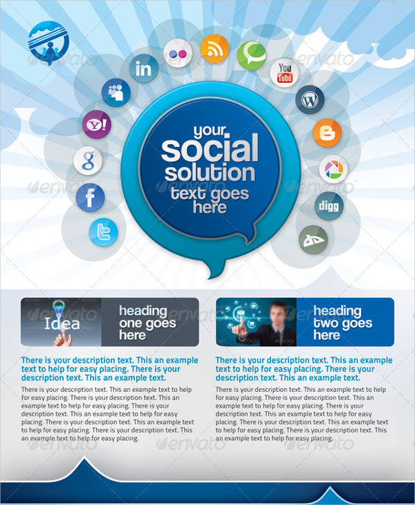 24 Social Media Flyers Word PSD AI EPS Formats Free Premium 