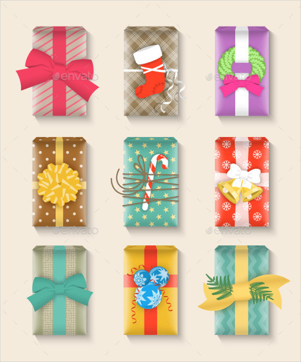 15 Paper Gift Box Templates Free EPS PSD AI Format Download