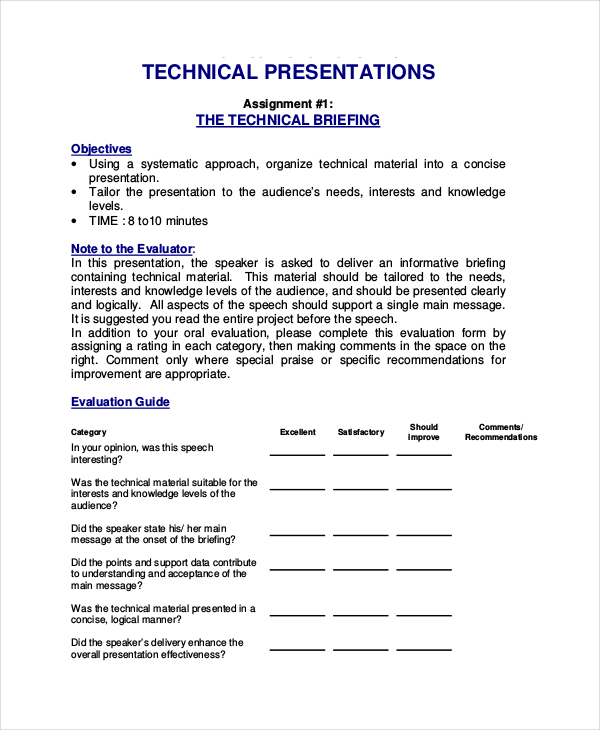 4 Project Presentation Templates DOC PDF