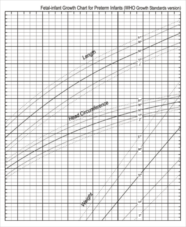 Baby Growth Chart Week by Week Template - 6+ Free Word, Excel, PDF ...